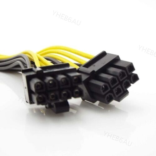 PCIE 8pin to Dual 8pin 6+2 pin GPU Graphics Card Power Splitter Cable ...