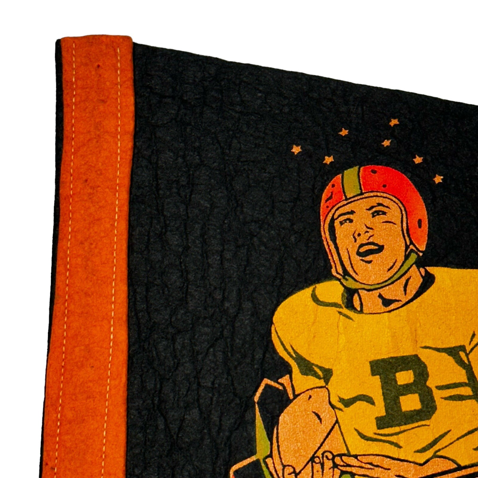 Vintage 1950s CHICAGO BEARS Full Size Black NFL Pennant Soldier Field ...