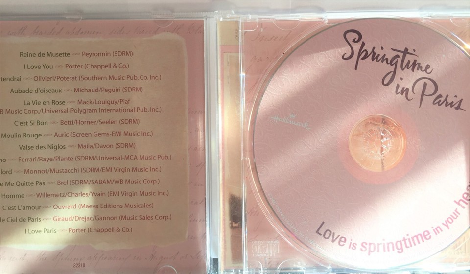 Springtime in Paris - Audio CD Hallmark French Cafe Music | eBay