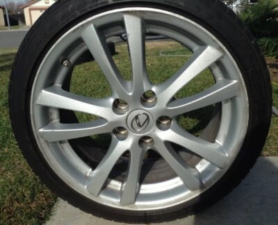 2006-08 LEXUS IS250 IS350 18X8.5 SILVER FACTORY GENUINE WHEEL OEM RIM ...