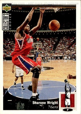 card NBA # 346 Sharone Wright Upper Deck 1994 | eBay