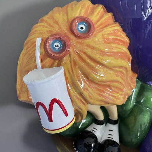 🍔 Vintage Grimace McDonalds Statue Sign Plaque Arcade Pop Art 90s ...