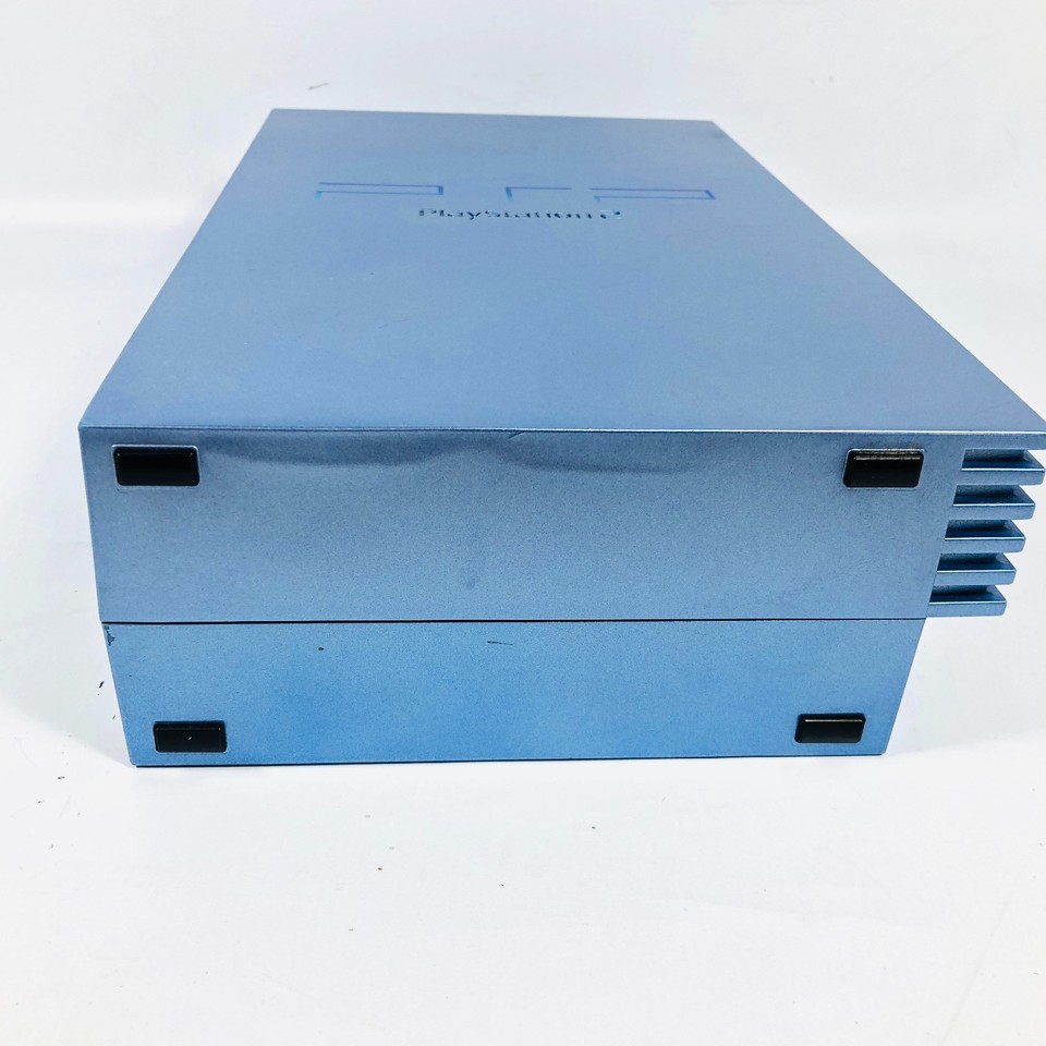 [Excellent+] Sony PlayStation 2 PS2 Aqua Blue Console only SCPH 39000 ...