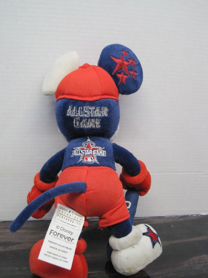 Disney's Plush Mickey Mouse Red, White & Blue Angles All Star Game 2010 ...