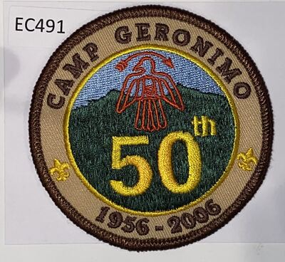 Boy Scout Camp Patch Camp Geronimo 50th Anniversary | eBay