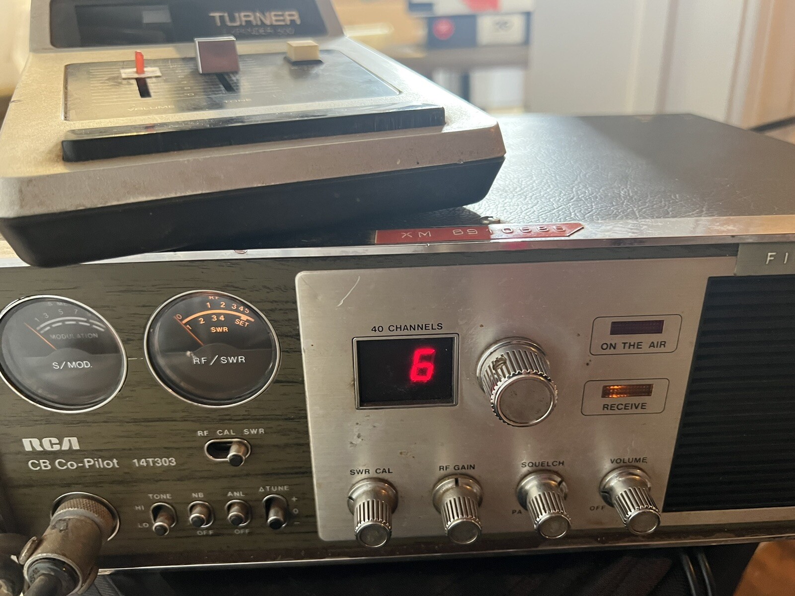RCA CB Radio Base Station Co-Pilot 14T303, Turner Expander 500, Cobra ...