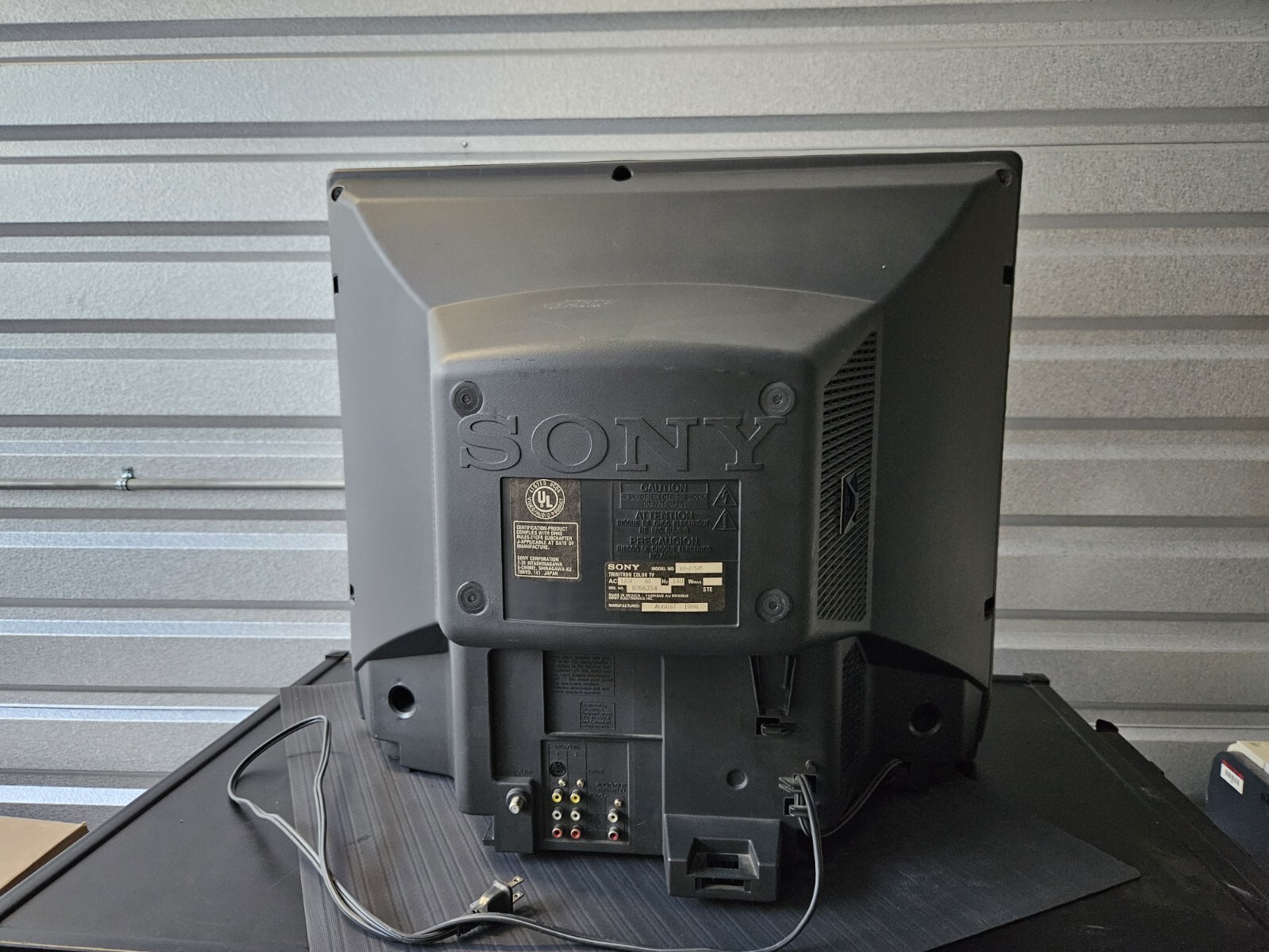 Sony Trinitron CRT TV 27 Inch Screen for Retro Gaming KV-27S45 ...