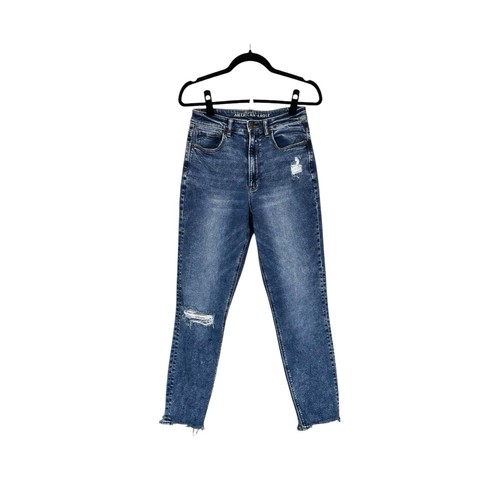 American Eagle Jeans Women's Size 6 Long Highest Rise Mom Jean Stretch ...
