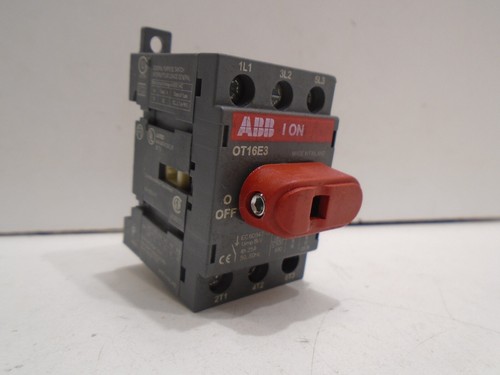 ASEA BROWN BOVERI / ABB OT16E3 LOAD BREAK DISCONNECT SWITCH 16A 600VAC ...