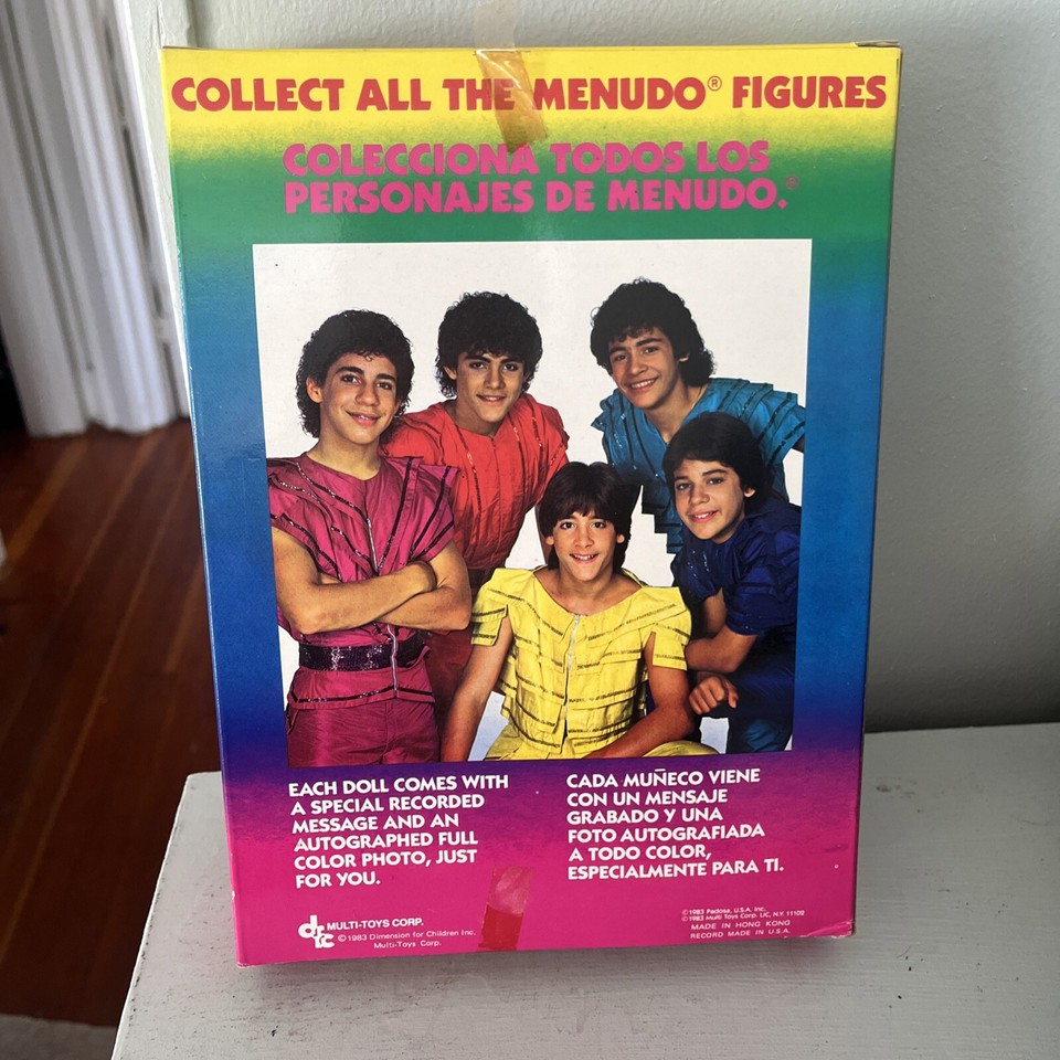 1983 Menudo Doll Ricky Roy Johnny Ray 8" Action Figure Toy | eBay