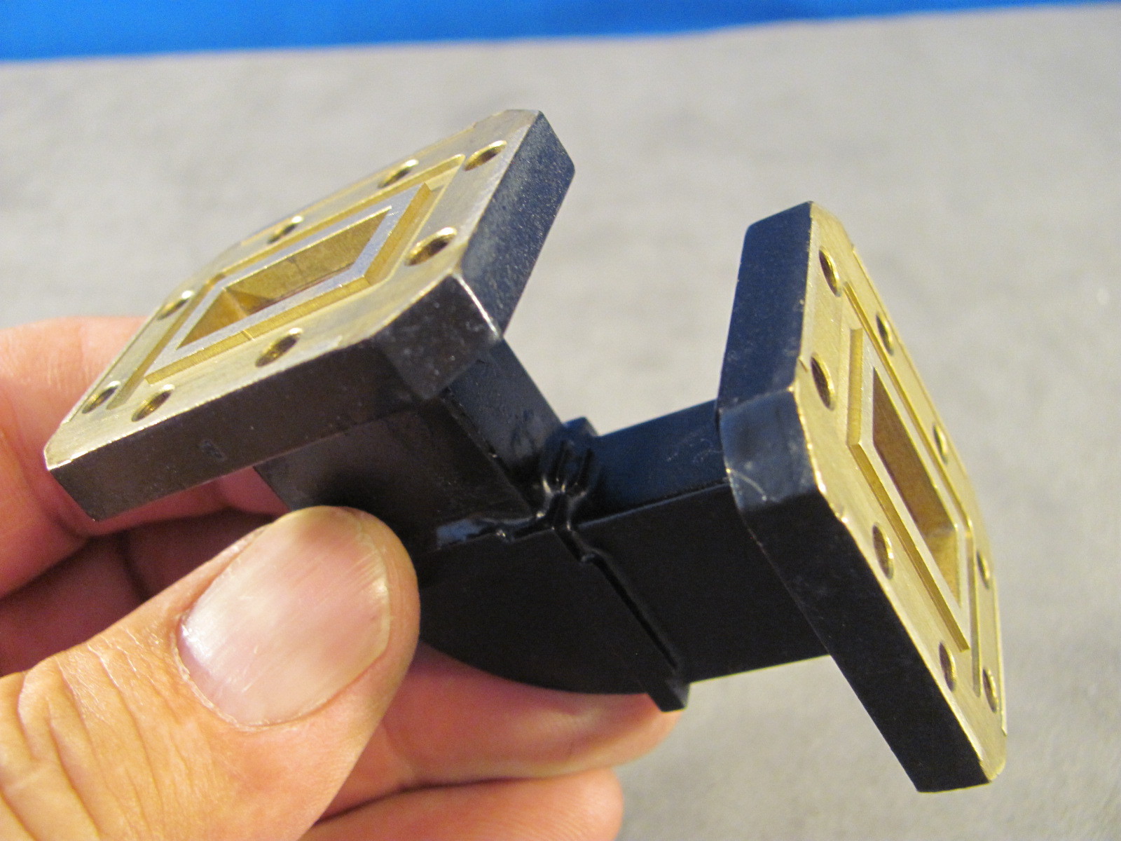 Waveguide WR75 Ku-Band Cast H-bend (A)1.50"x(B)1.50" CPRG both ends | eBay