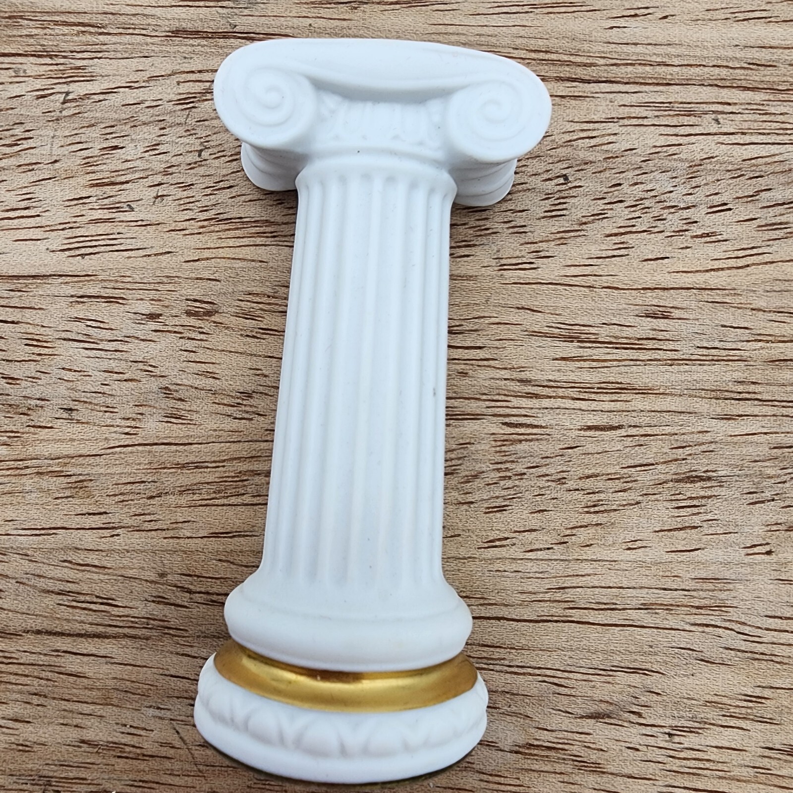 White Rook Ionic Column REPLACEMENT PC Franklin Mint Chess Set of the ...