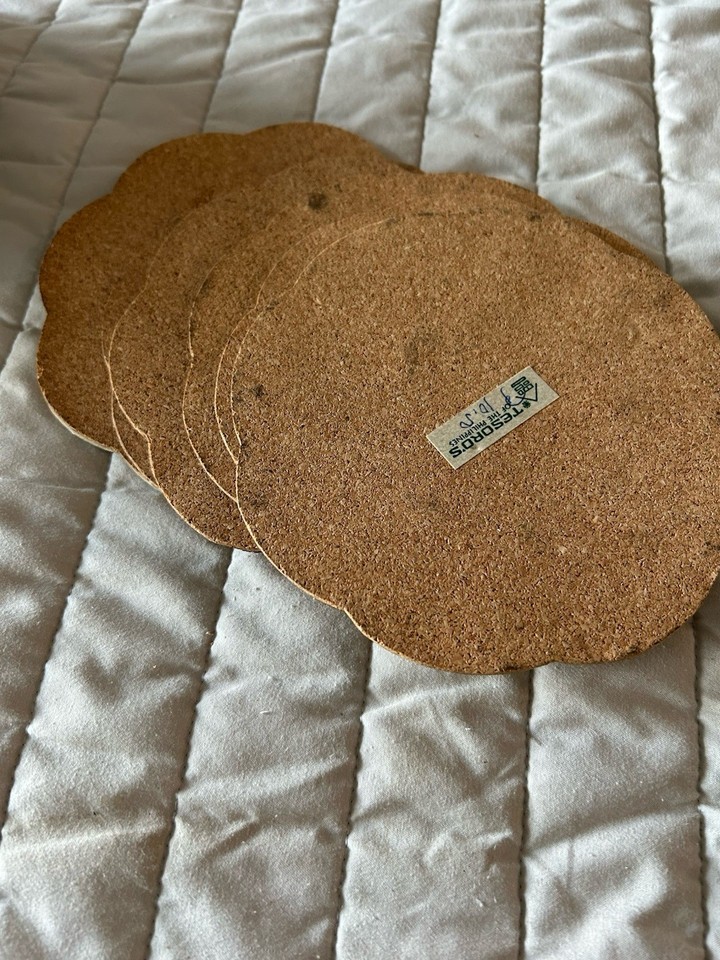 Set Of Six (6) Natural Capiz Shell Translucent Coasters Tesoro’s ...