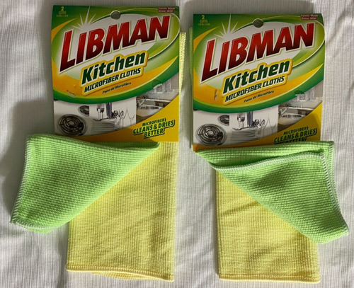 LIBMAN Kitchen Microfiber Cloths 2 Packs for sale online | eBay