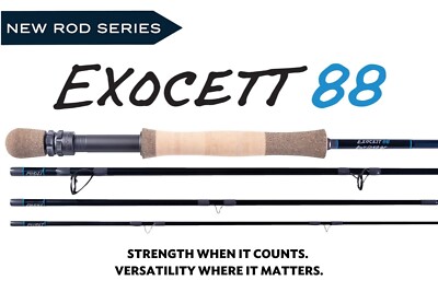 Thomas & Thomas Exocett 88 Fly Rod - 8'8" - 250gr / 8wt - 4pc - FREE ...