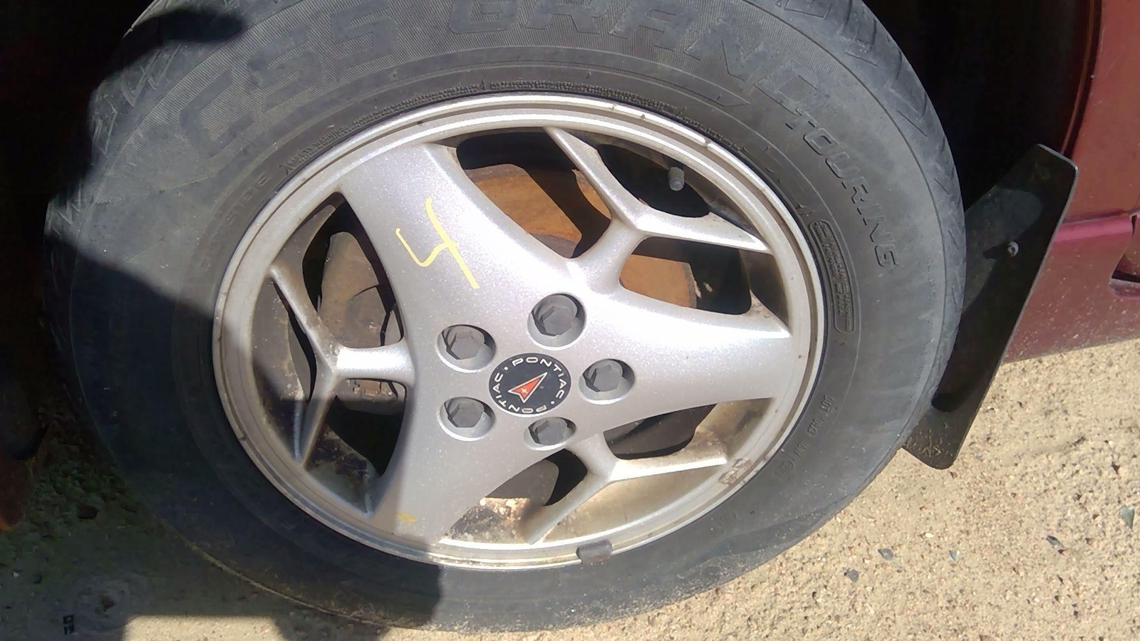 2000-2003 Grand Prix Gt 16" Aluminum Wheel Oem Factory 3 Spoke Rim #4 ...