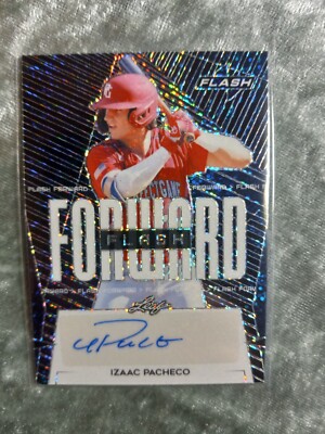 2021 Leaf Flash Baseball Izaac Pacheco Flash Forward Autograph /99 | eBay