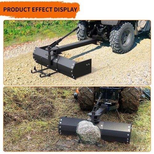 42" Tow Behind Box Scraper Blade Rust Resistant Lawn Tractor W ...