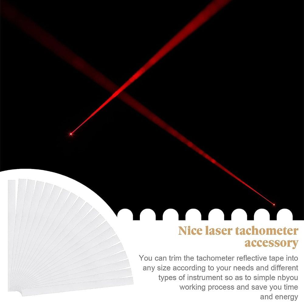 20Pcs Non-Contact Reflective Stickers Digital Rpm Meterstickers ...