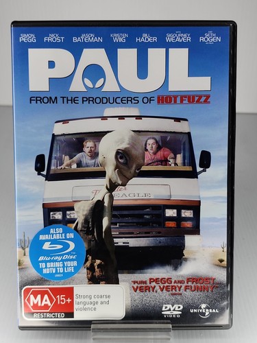 Paul DVD, 2011 Simon Pegg, Nick Frost, Jeremy Owen, Jeffrey Tambor ...
