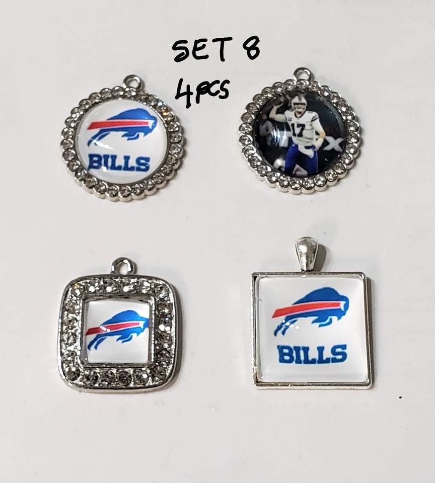 Sale set of 4-6pcs charms, exclusive designs of Buffalo Bills NFL ...