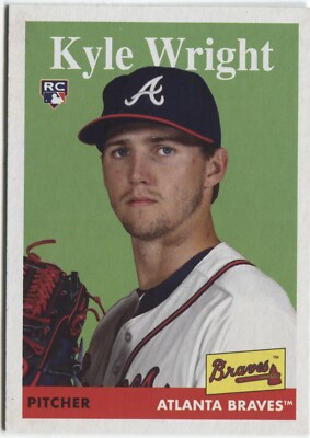 2019 Topps Archives KYLE WRIGHT 1958 Topps Card #91 - ATLANTA BRAVES ...