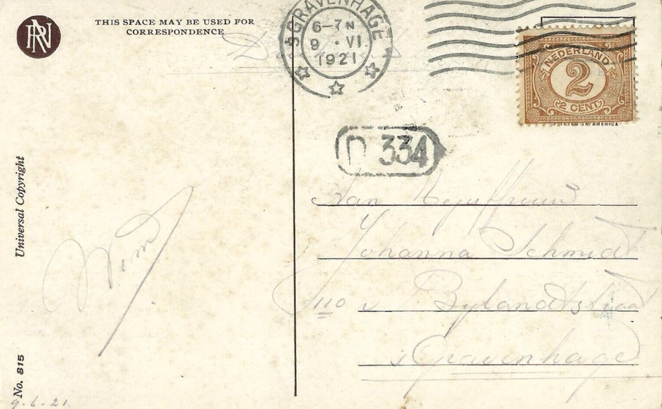 Lester Ralph, Artist. 'Up In Clouds.' Lady & Man Enjoying View. P 1921 ...