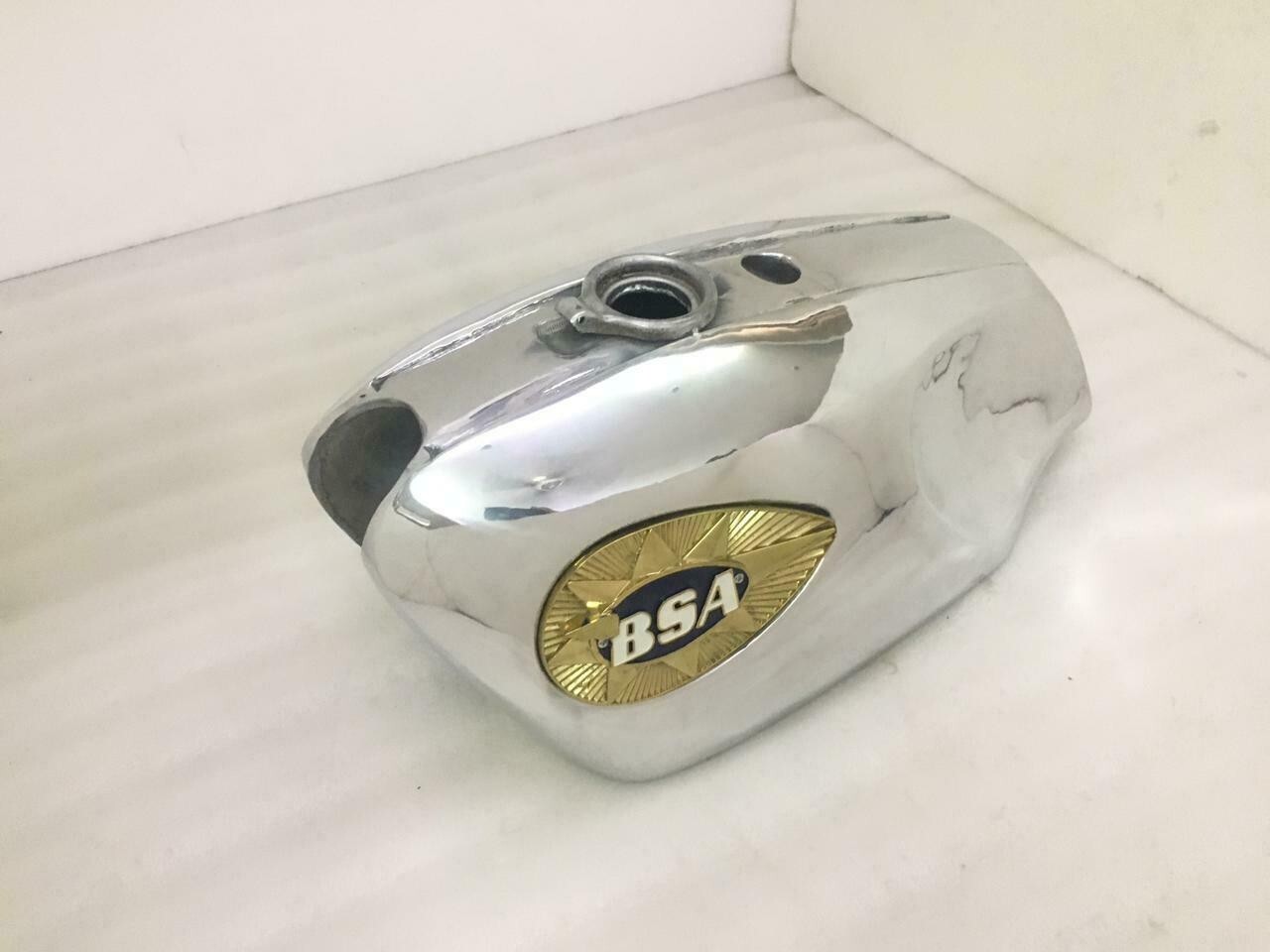 FIT FOR BSA B25 B44 STARFIRE CHROME STEEL TANK | eBay