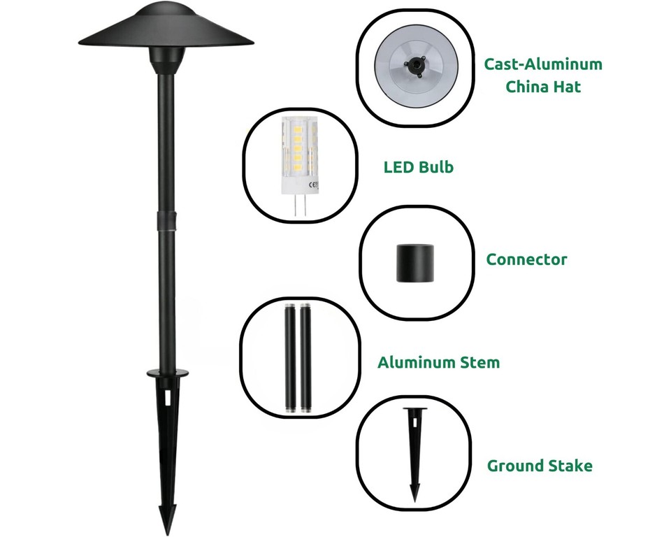 Outdoor Pathway Lights - LED Landscape Pathway Lights Low Voltage 12V ...