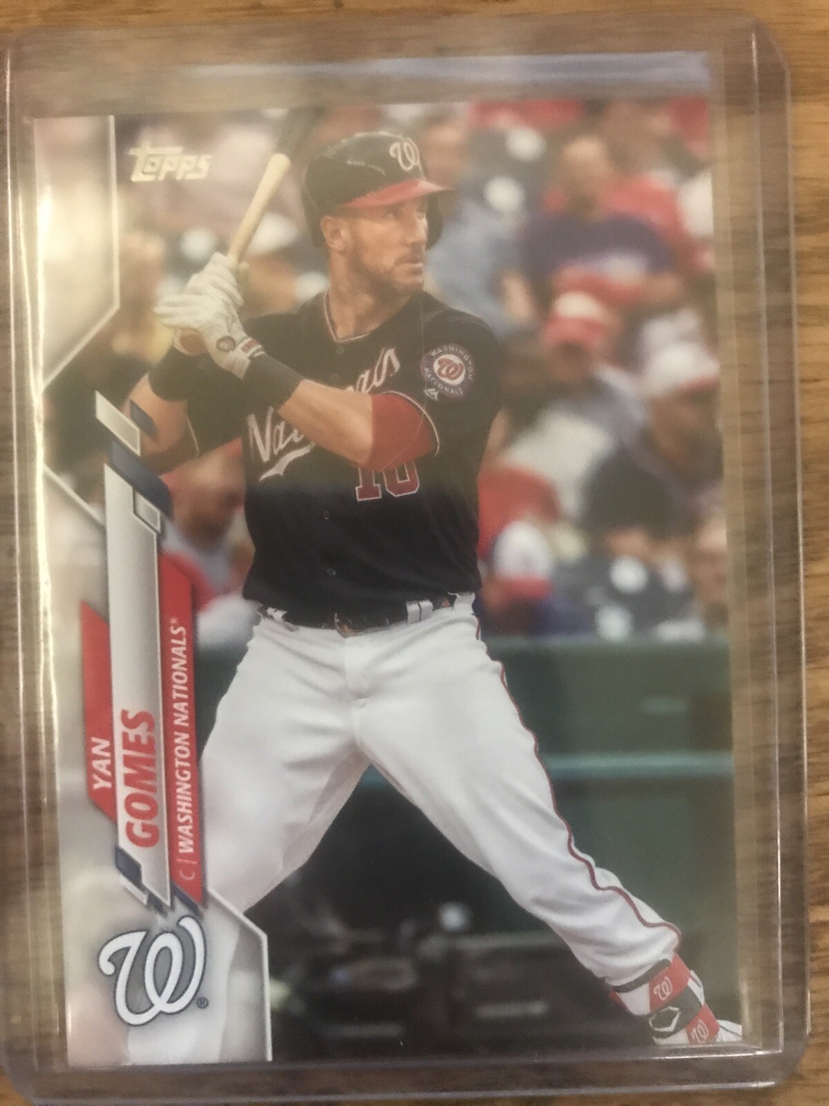 2020 Topps Series 2 YAN GOMES Advanced Stat Parallel 081/300 Nationals ...
