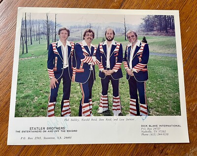 Statler Brothers -- Don and Harold Reid Phil Balsley Lew DeWitt ...