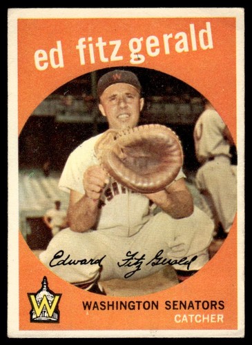 1959 Topps Ed Fitz Gerald Washington Senators #33 | eBay