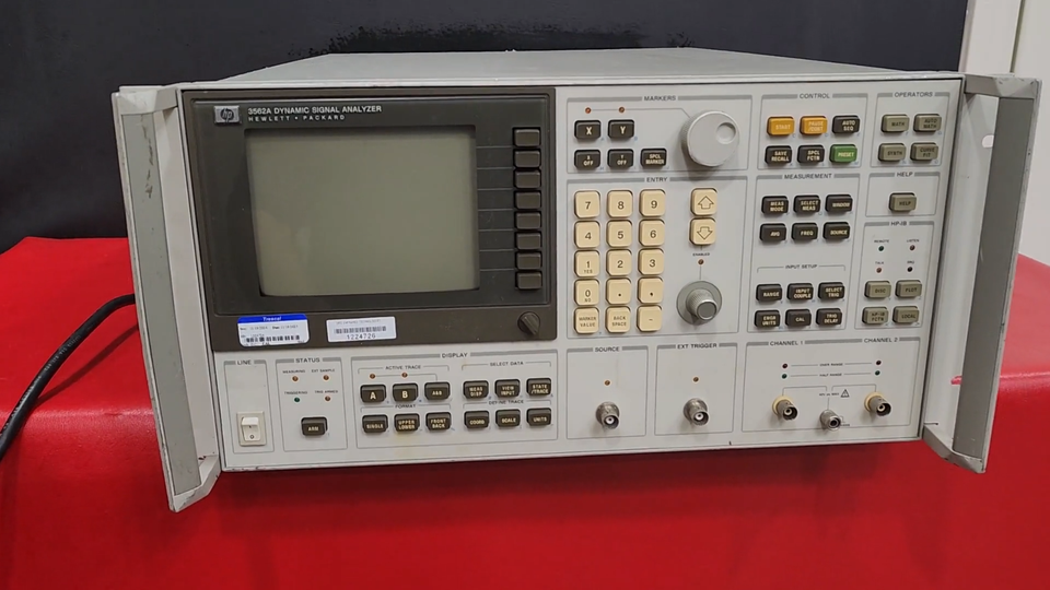 HP 3562A Dynamic Signal Analyzer dual-channel 80 dB network analysis ...