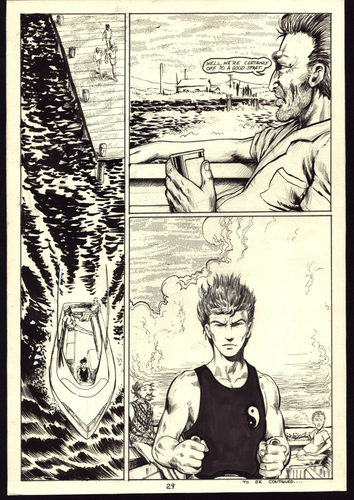 1986 Aircel Comics SAMURAI #1 page 29 BLAIR Guang Yap MCEOWN Comic Art ...