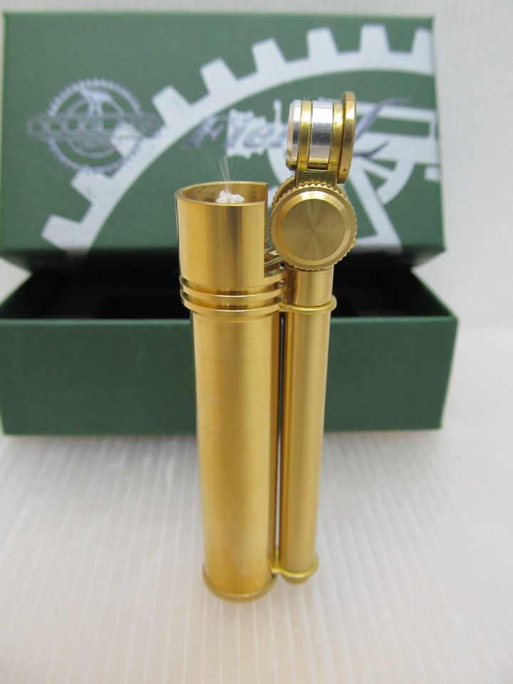 DOUGLASS Oil Lighter Field L Made in Japan Brass Brass Gold douglass ...