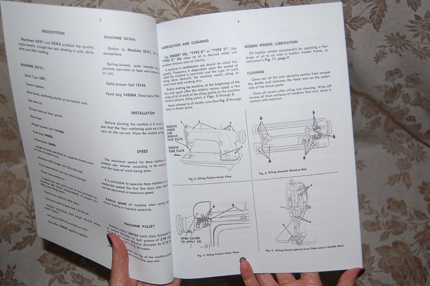 Professional Full Edition Service Manual for Singer 331K1, 331K4 Sewing ...