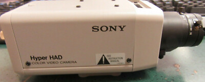 Sony SSC-C104 Hyper HAD CCD Color Video Security Camera With Lens | eBay