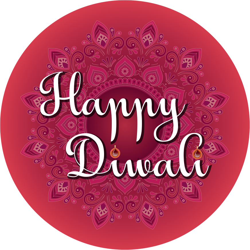 HAPPY DIWALI DEEPAVALI FESTIVAL LIGHT STICKERS CANDLE DECORATION ...