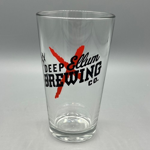 Deep Ellum Brewing Company Logo 16 Oz. Beer Pint Glass Dallas Texas | eBay