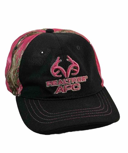 Realtree APC Hat Cap Strap Back Pink Black Camouflage Baseball Cap ...