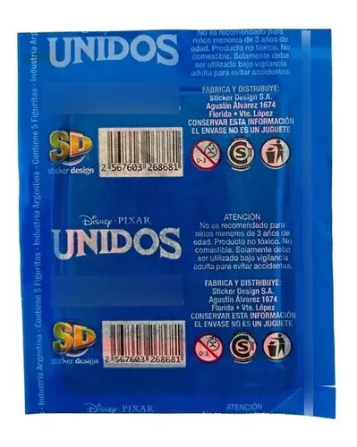 Pack 50 Sobres De Figuritas envelopes stickers Unidos - Disney | eBay