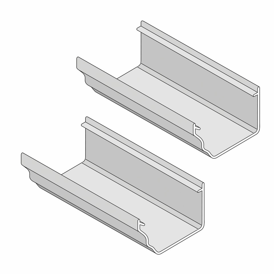 Marley Classic Conservatory Gutter Plastic Ogee Profile Ultraframe uPVC ...