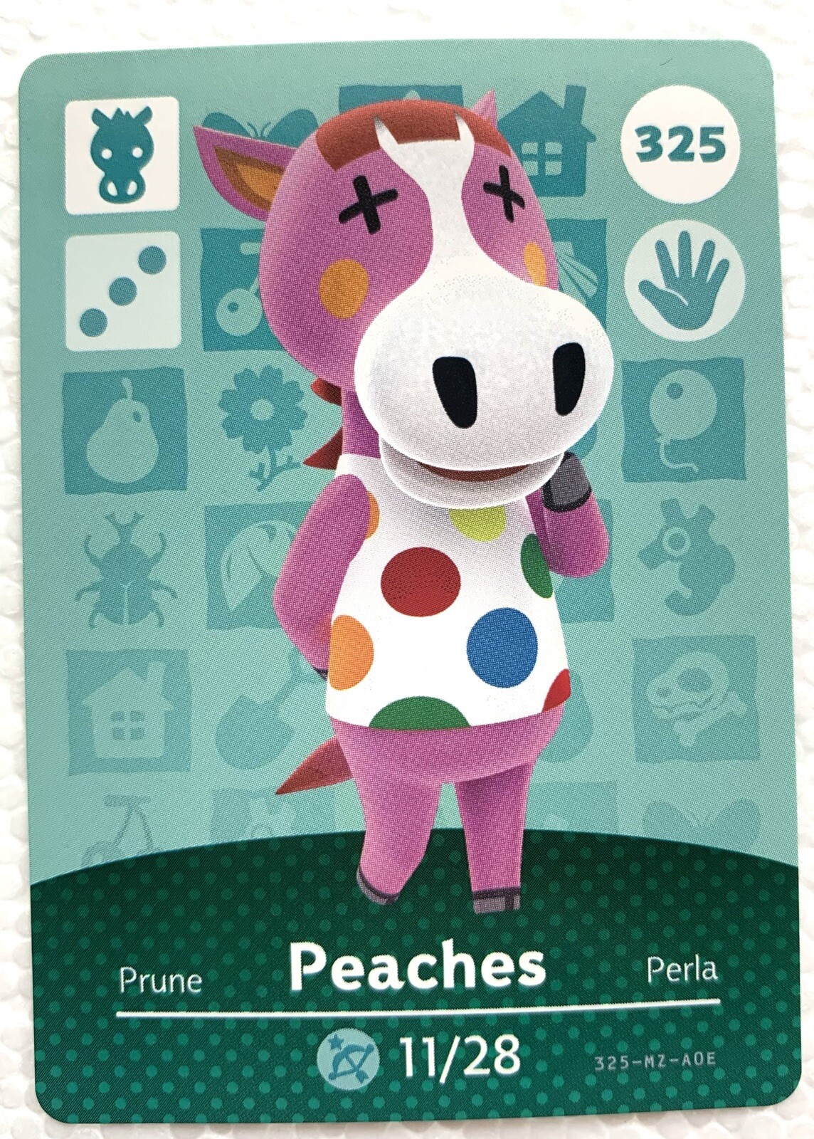 PEACHES Animal Crossing Series 4 Amiibo Card #325 Nintendo | eBay
