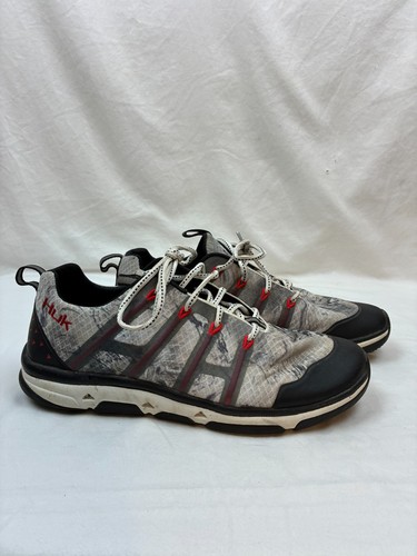 Huk Shoes Mens 11.5 Outrigger Performance Sneaker Light Grey Fishing ...