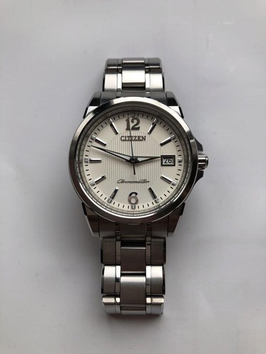 Citizen Chronomaster Cal.A660 Titanium Date Quartz Mens Watch Authentic ...