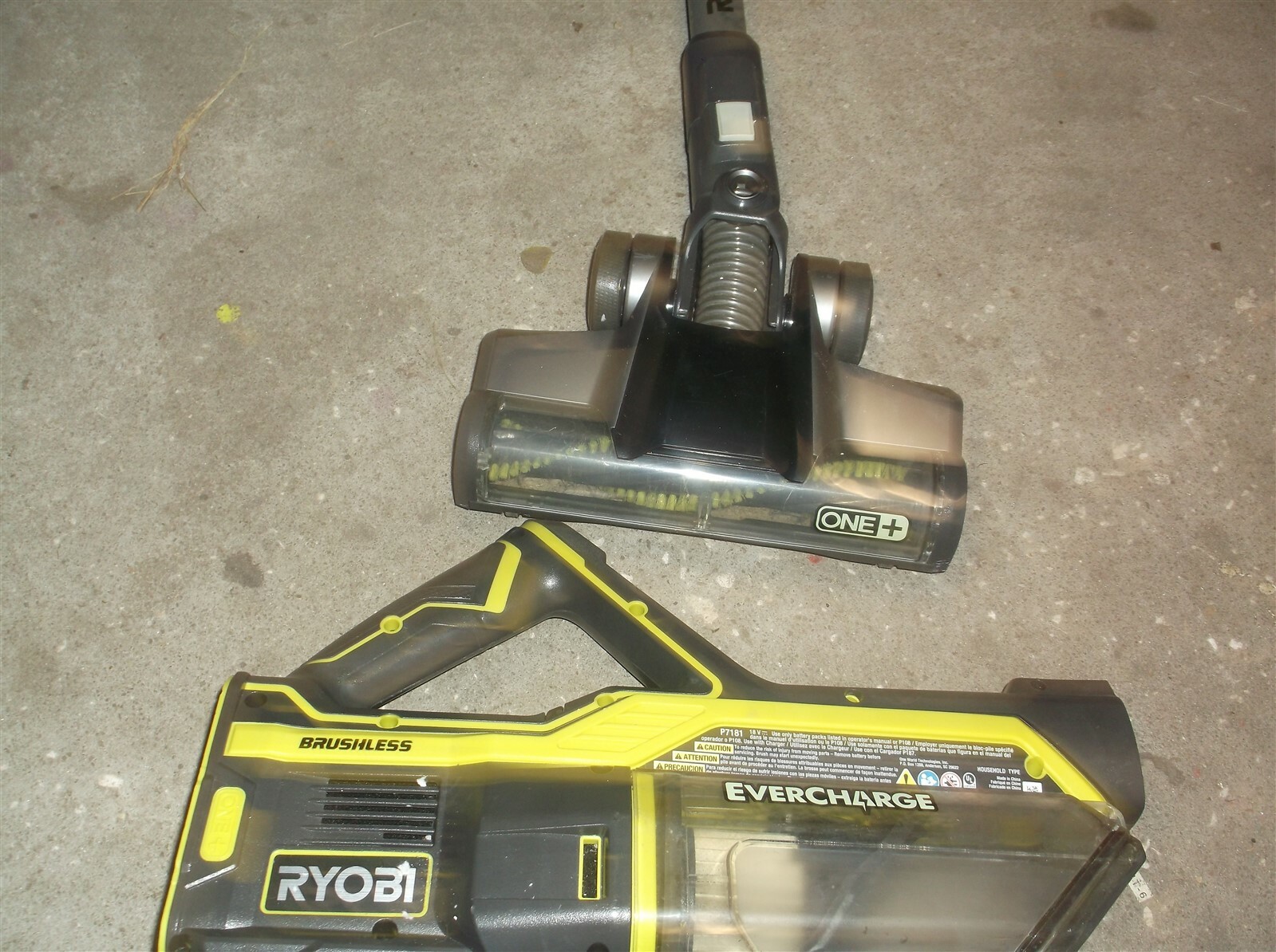 Ryobi P7181 18V Compact Brushless Stick Vacuum (Tool Only ...