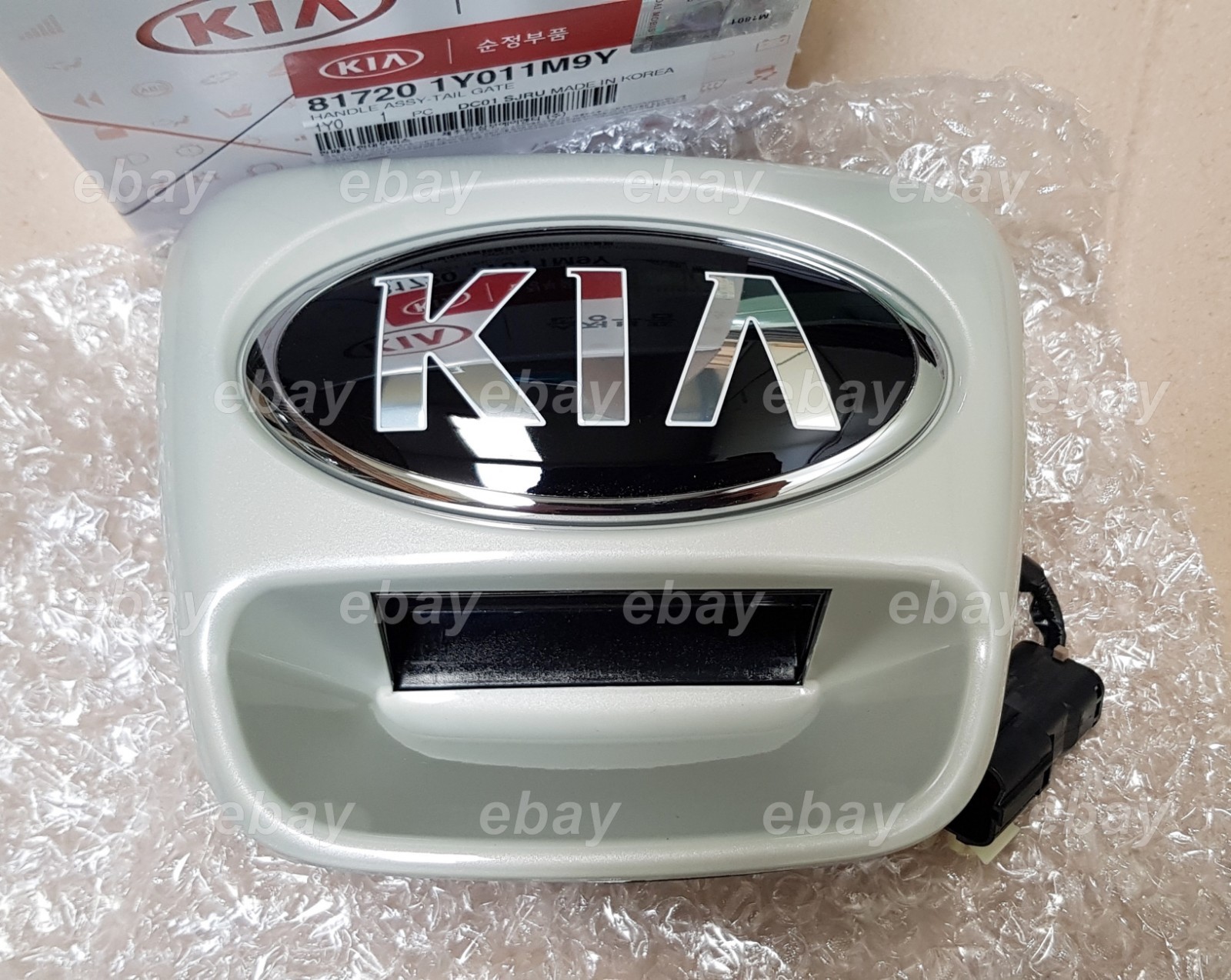 OEM Tail gate Handle Milky Beige KIA Morning Picanto 2015 ...