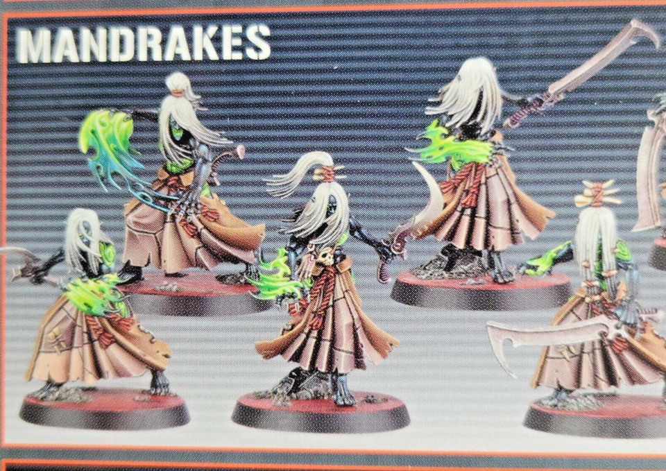 5x Drukhari Mandrakes - Dark Eldar - Warhammer 40k - NEW Release! | eBay