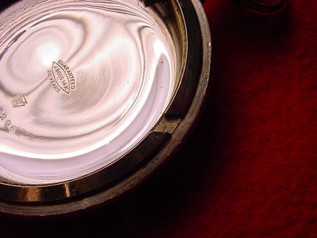 18 SIZE KEYSTONE WATCH CASE CO 14 KT 20 YEAR GOLD FILLED LEVER SET CASE ...