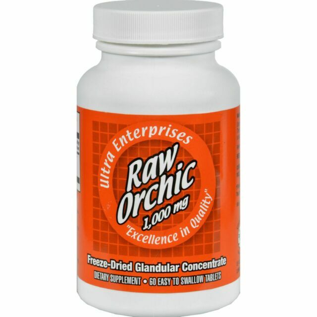 Ultra Glandular Enterprises Raw Orchic 1000 MG 60 Tablets for sale ...